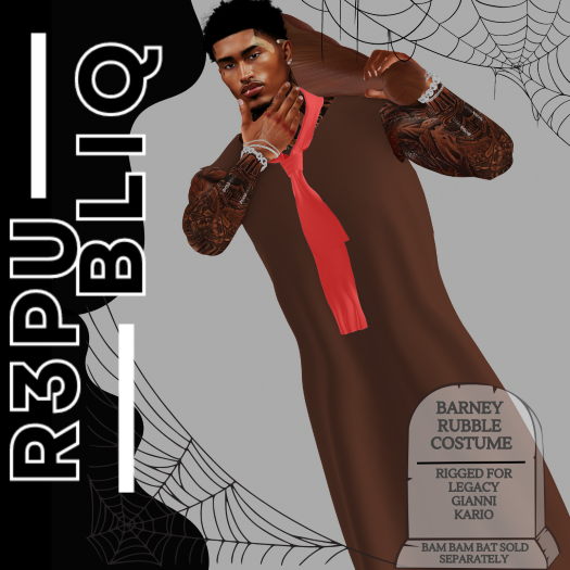Second Life Marketplace - [R] BARNEY RUBBLE COSTUME*