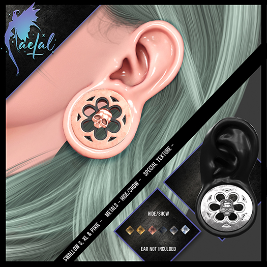 Second Life Marketplace - FaeTal - Ear 76V1 - Swallow S, XL & Pixie ...