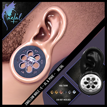 Second Life Marketplace - FaeTal - Ear 76V1 - Swallow S, XL & Pixie Male