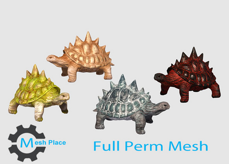 Second Life Marketplace - Mesh Place - Fantasy Turtles Full Perm Mesh (u
