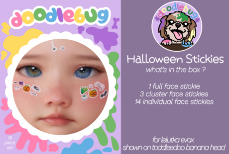 Second Life Marketplace - *doodlebug* Halloween Stickies
