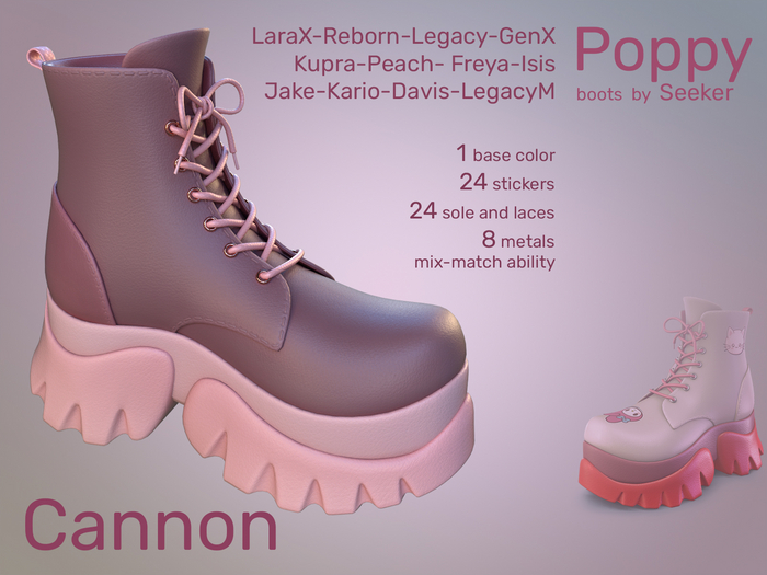 Second Life Marketplace - [seeker] Poppy Cannon (TSS MP)