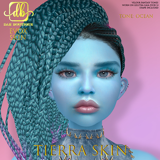 Second Life Marketplace - TIERRA Skin EvoX OCEAN FANTASY VELOUR TONE