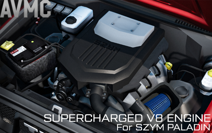 Second Life Marketplace - AVMC - SZYM Paladin Supercharged V8 Engine