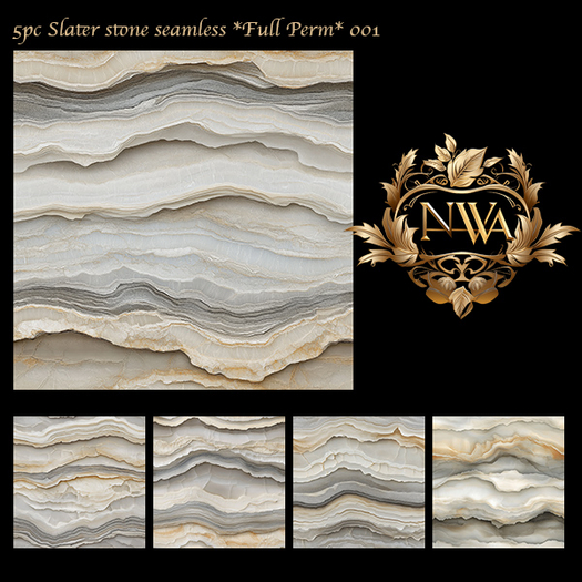 Second Life Marketplace - 5pc Slater stone seamless *Full Perm* 001