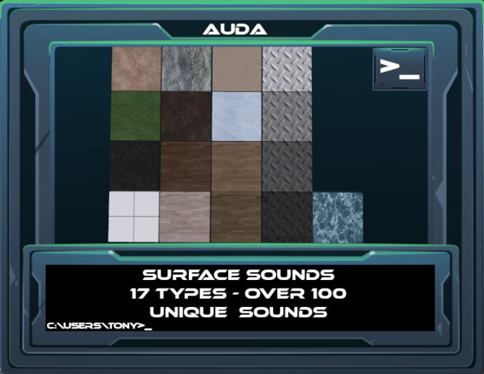 Second Life Marketplace - [Auda] Surface Sounds