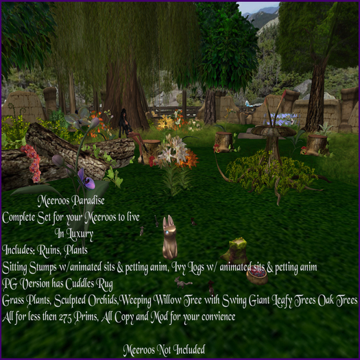 Second Life Marketplace - Meeroos Paradise PG VER! For Breedables ...