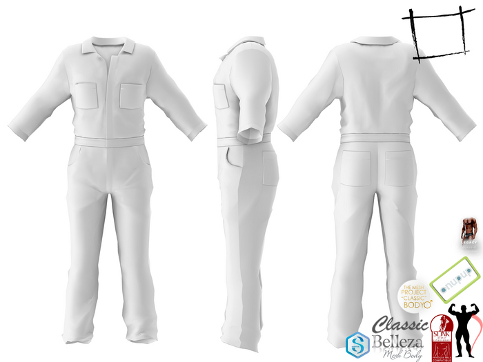 Second Life Marketplace - Full Perm Multiprofession Work Coverall ...