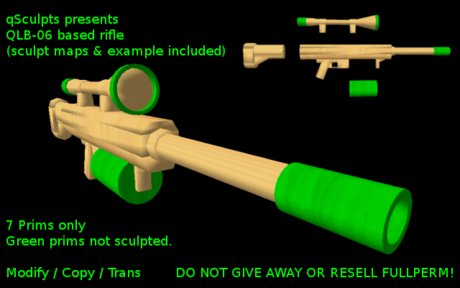 Second Life Marketplace - qSculpt QLB-06 / QLZ-87B FULL PERM!! grenade ...