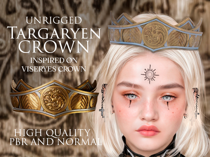 Second Life Marketplace - Darkhold - Targaryen Crown
