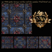 Second Life Marketplace - 5pc PBR Gothic baroque red blue wall tiles ...