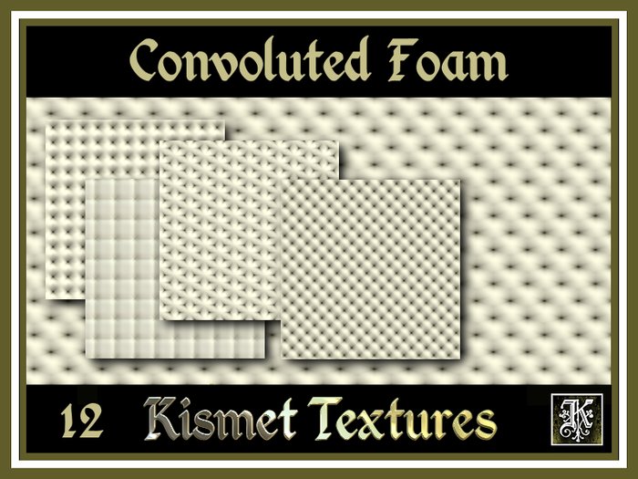 Second Life Marketplace - *Kismet* Convoluted Foam Textures (12)