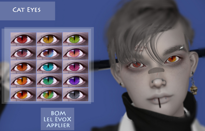 Second Life Marketplace - Cat Eyes BOM, Lelutka EvoX Applier