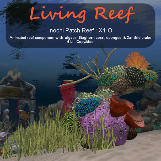 Second Life Marketplace - Inochi Reef - Patch Reef X1-O