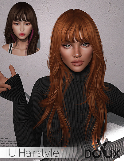 Second Life Marketplace - DOUX - IU hairstyle [BLOGGER PACK]