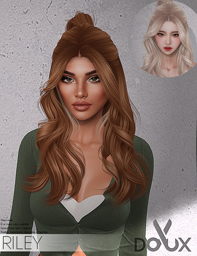 Second Life Marketplace - DOUX - Riley hairstyle [DEMO]