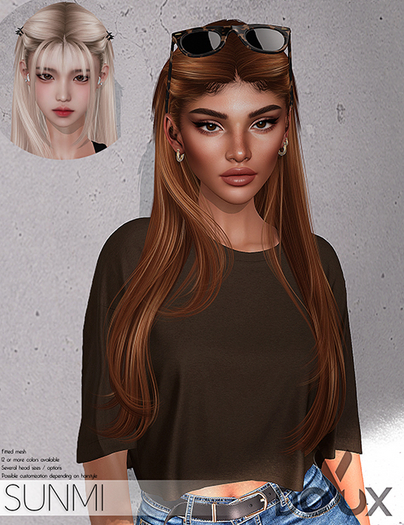 Second Life Marketplace - DOUX - Sunmi hairstyle [BLOGGER PACK]