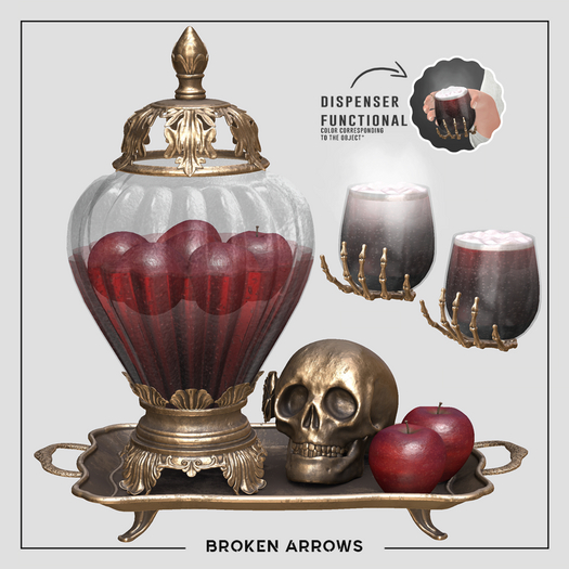 Second Life Marketplace - BROKEN ARROWS - Poison Potion - Golden