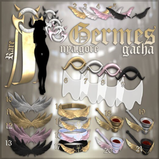 Second Life Marketplace - +nya.gore+ :: Germes gacha Celestia RARE