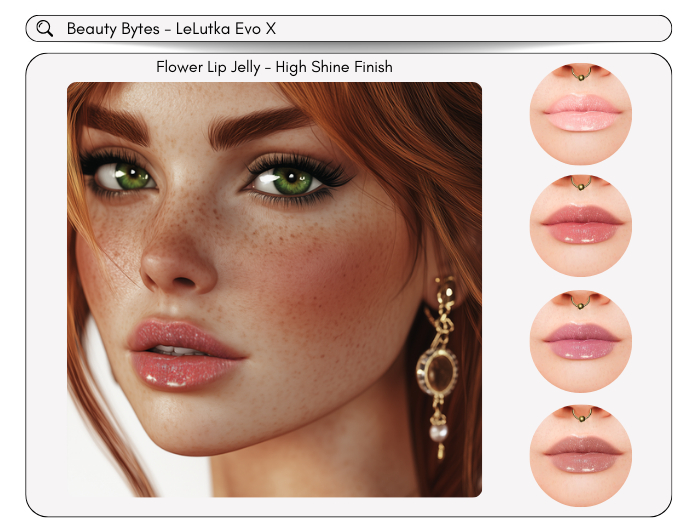 Second Life Marketplace - Flower Lip Jelly EVOX - Beauty Bytes