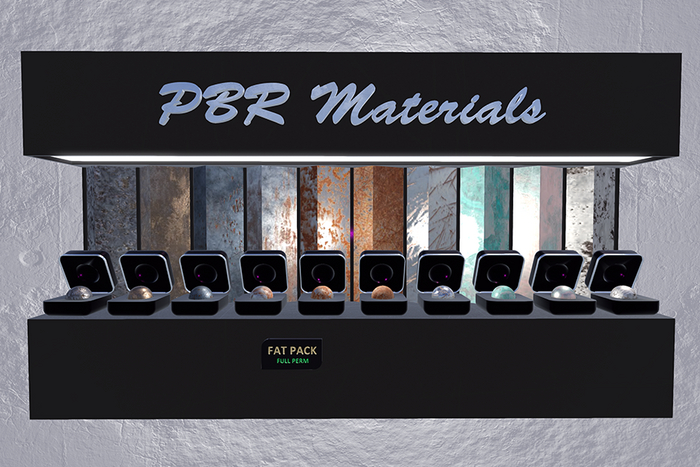 Second Life Marketplace - PBR SHOP - MetalRusty Material 2K 2048x2048 ...