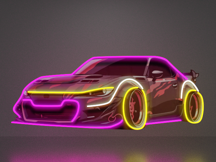 Second Life Marketplace - Car 19 Neon picture Full Permission