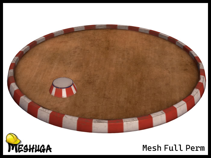 Second Life Marketplace - Meshuga Horror Circus Stage FULL PERM MESH