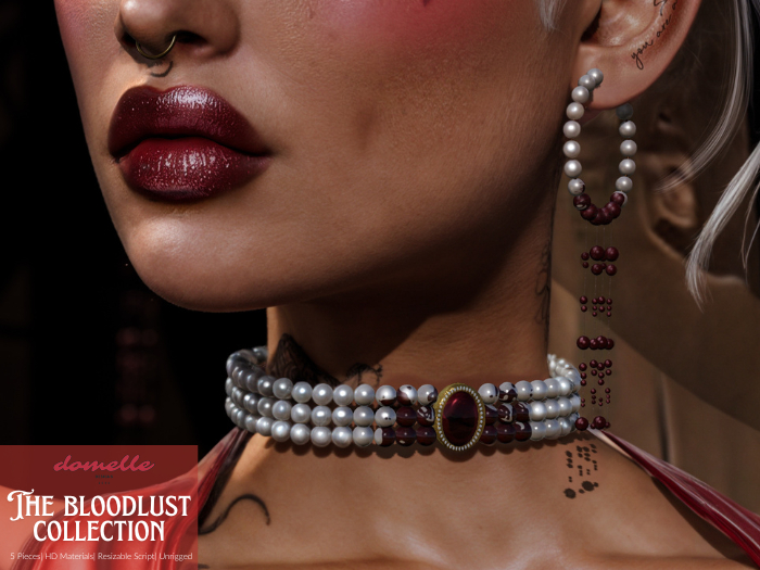 Second Life Marketplace - Domelle: The Bloodlust Choker V2