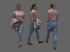 Second Life Marketplace - NPC stride in style young woman walking