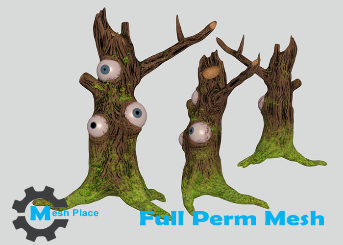 Second Life Marketplace - Mesh Place - Halloween Tree Monster Full Perm ...