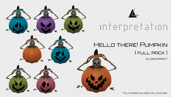 Second Life Marketplace - [U4I] Hello there! Pumpkin - Full Pack