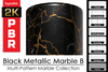 Second Life Marketplace - Metallic Black Marble B Collection 2k PBR ...