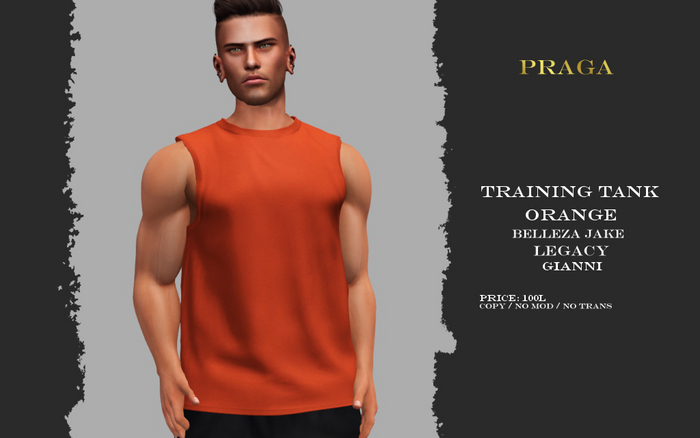 Second Life Marketplace - Praga Training Tank - Orange