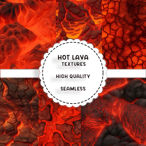 Second Life Marketplace - SATO - Hot Lava Seamless Full Perm Textures