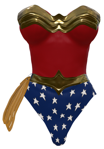 Second Life Marketplace - Superhero Woman Costume - Reborn