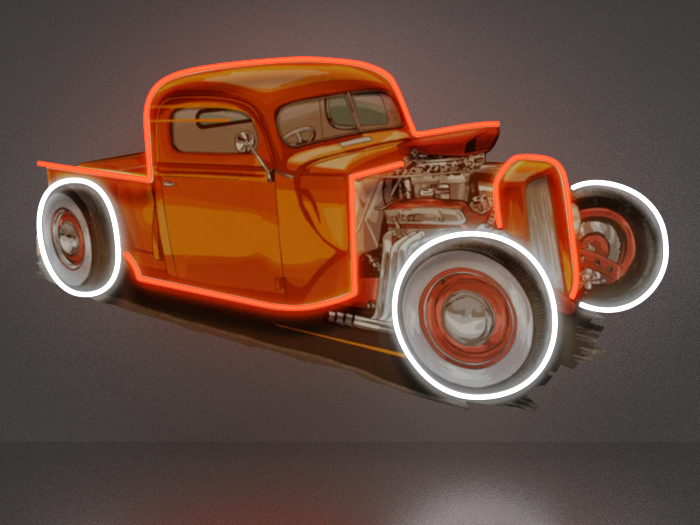Second Life Marketplace - Car 26 Neon picture Full Permission