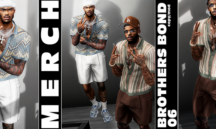 Second Life Marketplace - M E R C H- BROTHERS BOND 6 (BENTO)