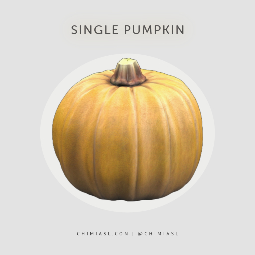 Second Life Marketplace - Single Pumpkin