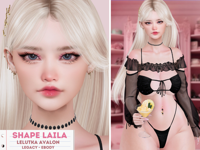 Second Life Marketplace - .FRAN. Shape Laila - Lelutka Avalon