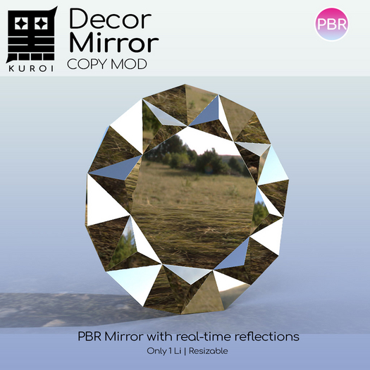Second Life Marketplace - Kuroi - Geo Mirror