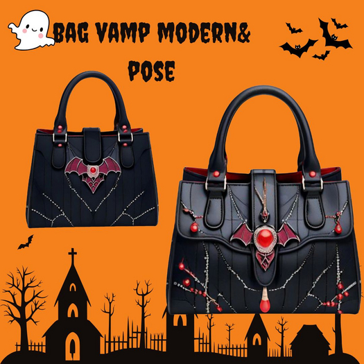 Second Life Marketplace - 'MB' bag vamp modern& pose