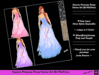 Second Life Marketplace - Sunora Princess Dress Tarina Set BOM&Flexi