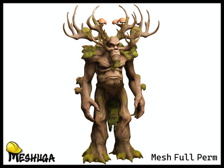 Second Life Marketplace - Meshuga Halloween Forest Ogre FULL PERM MESH