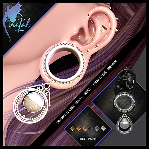 Second Life Marketplace - FaeTal - Ear 97 - Swallow S, XL & Pixie ...