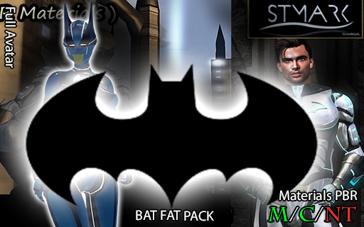 Second Life Marketplace - BAT FAT PACK COLORS [[MATERIALS PBR ]]