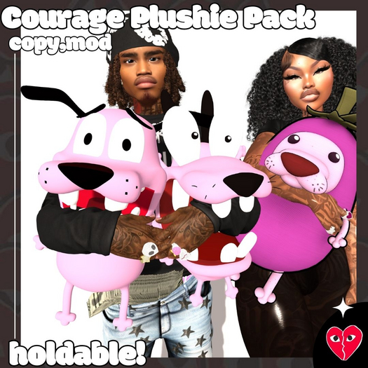 Second Life Marketplace - courage plushie pack