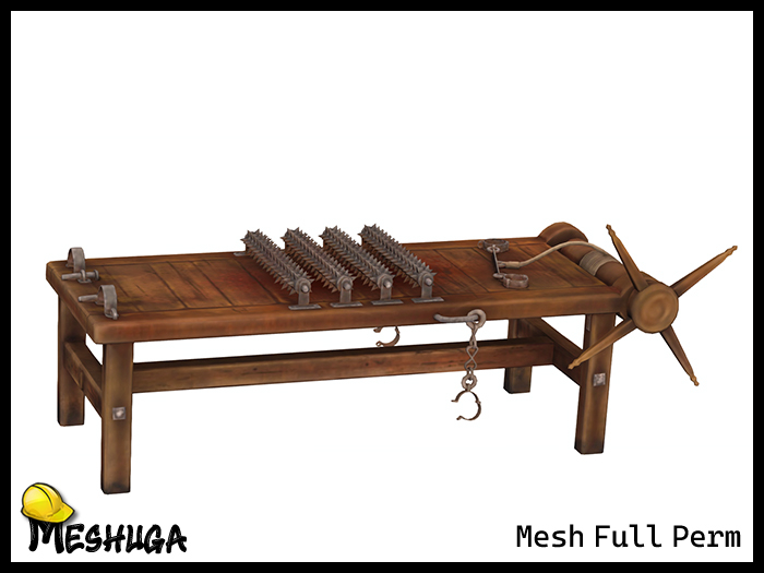 Second Life Marketplace - Meshuga Torture Room - Torment Device FULL ...