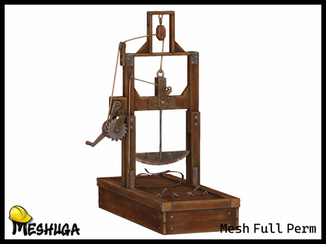 Second Life Marketplace - Meshuga Torture Room - Pain Device FULL PERM MESH