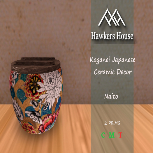 Second Life Marketplace - *HH* Koganei Japanese Ceramic Decor Naito