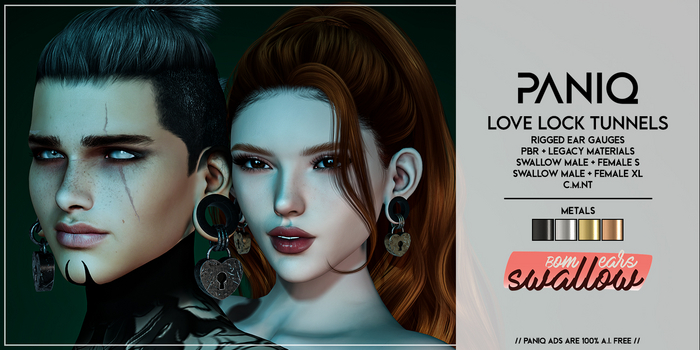 Second Life Marketplace - PANIQ - Love Lock Tunnels